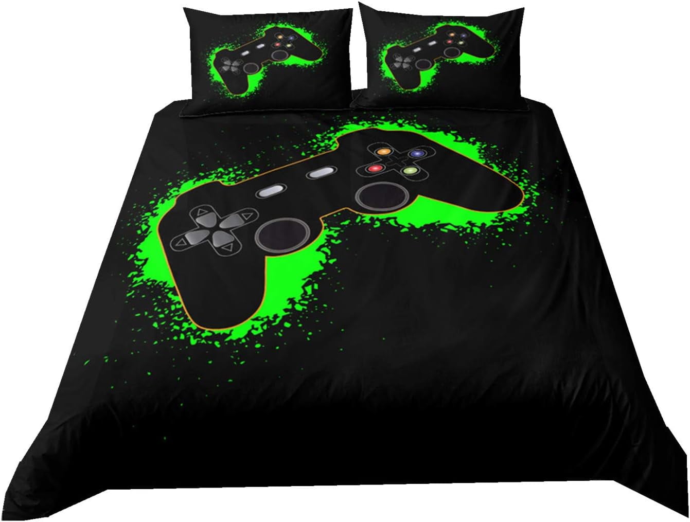 Video Game Controller Gamepad Duvet Cover Set,Bedding Set for Kids and ...