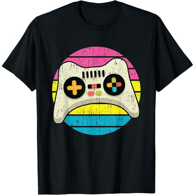 Video-Game Controller Pan-sexual Pride Gaming LGBT-Q Gamer T-Shirt ...