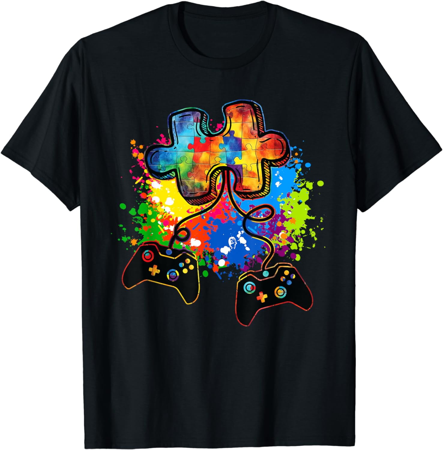 Video Game Controller Puzzle Piece Boys T-Shirt - Walmart.com