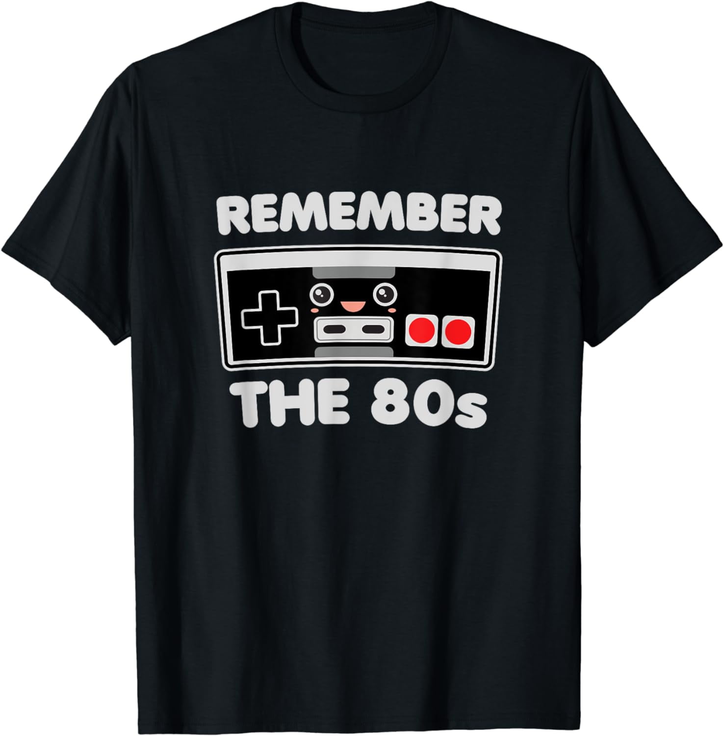 Video Game Controller Remember the 80s Cute Dark T-Shirt - Walmart.com