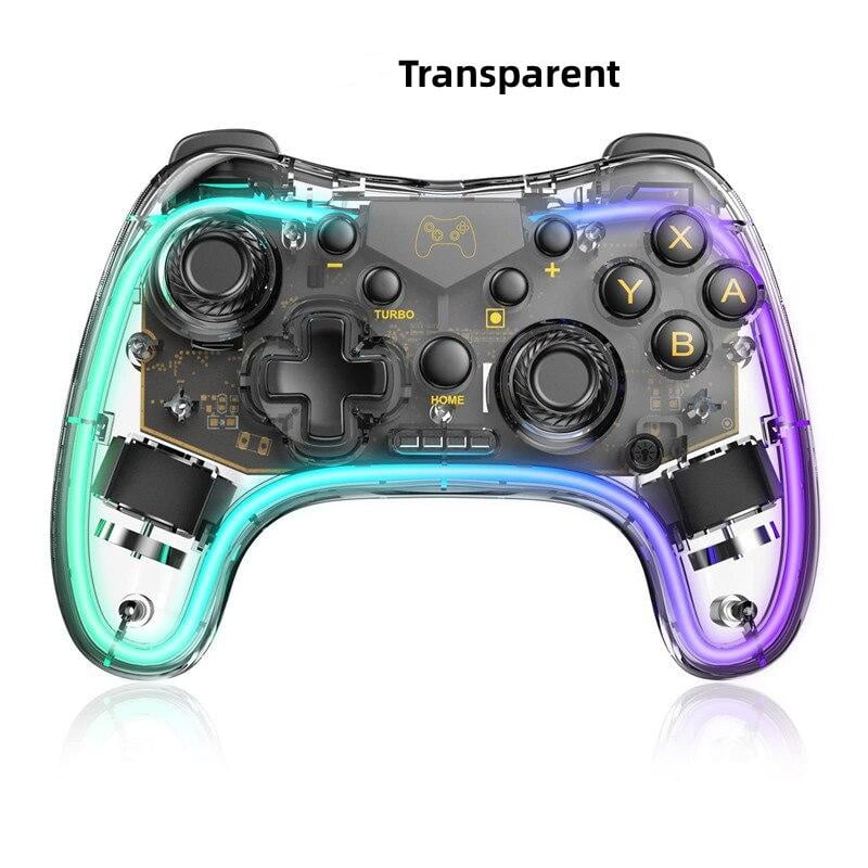 Video Game Gamepads RGB Bluetooth Wireless Controller 6-Axis ...