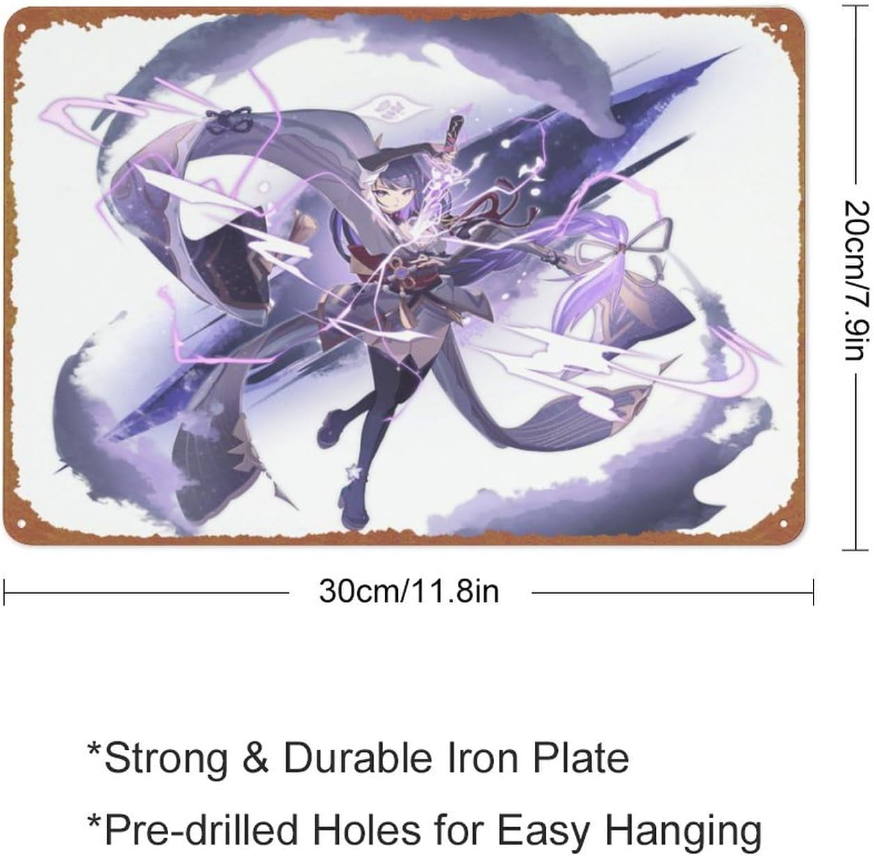 Video Game Genshin Impact Baal Raiden Shogun Movie Anime Poster Oil and ...