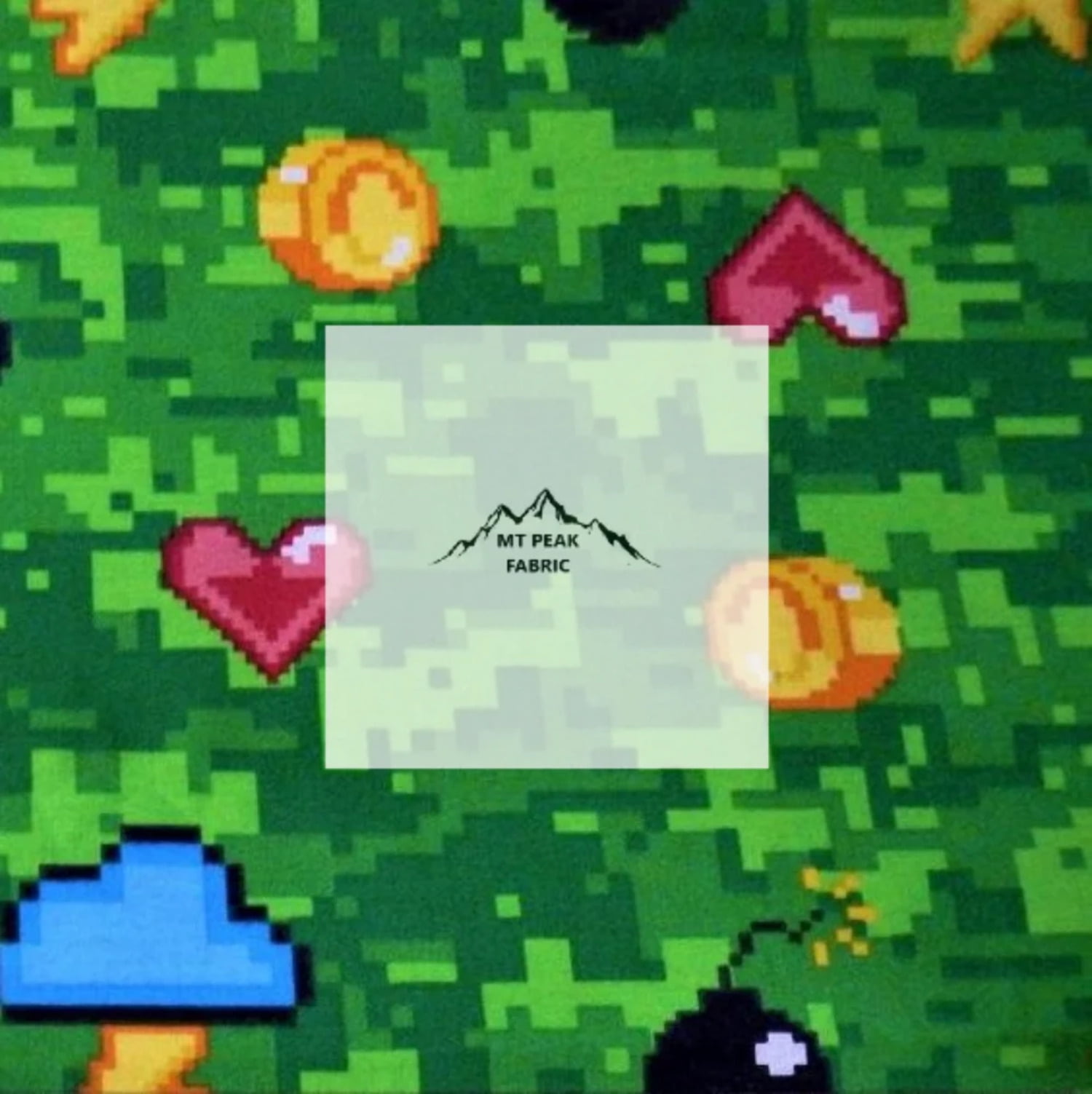 Video Game Icons Cotton Fabric - Walmart.com