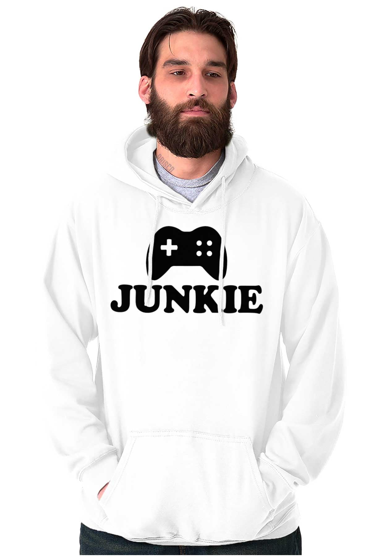 Video Game Junkie Gamer Nerdy Gaming Unisex Plus Size Hoodie Brisco ...