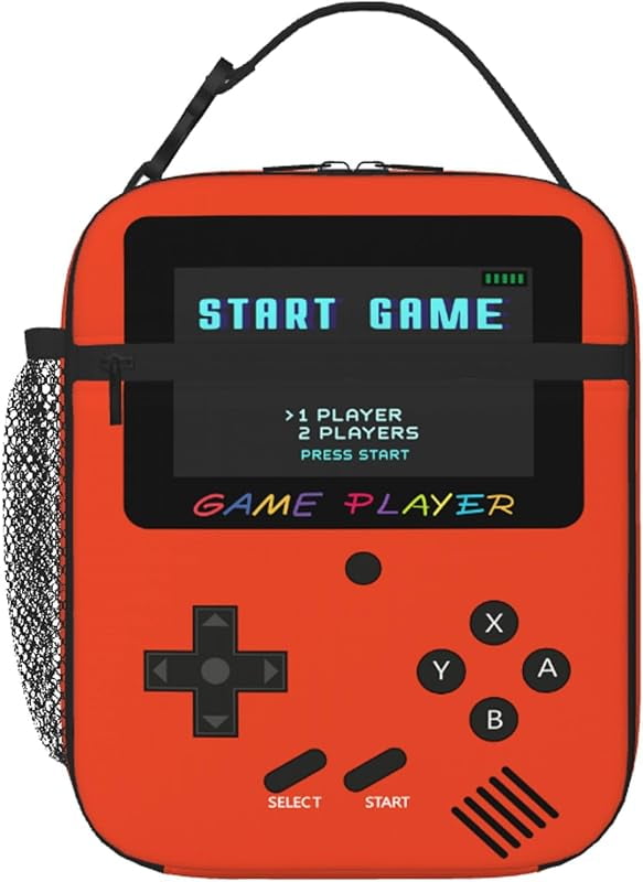 Video Game Lunch Box Game Console Insulated Lunch Box Gamer Reusable ...