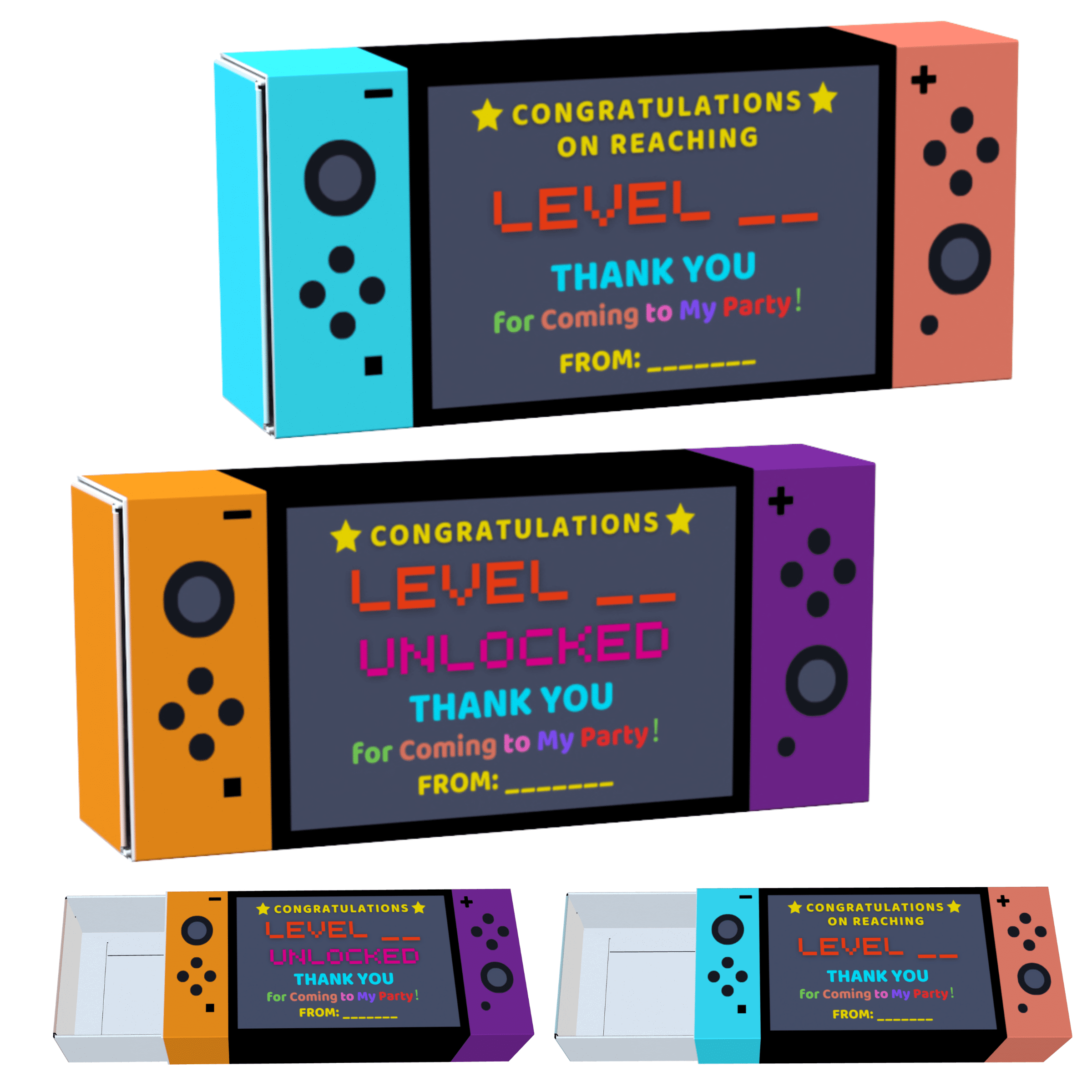 Walmart Video Game Party Favors - 24 Pack Gamer Themed Goody Boxes ...