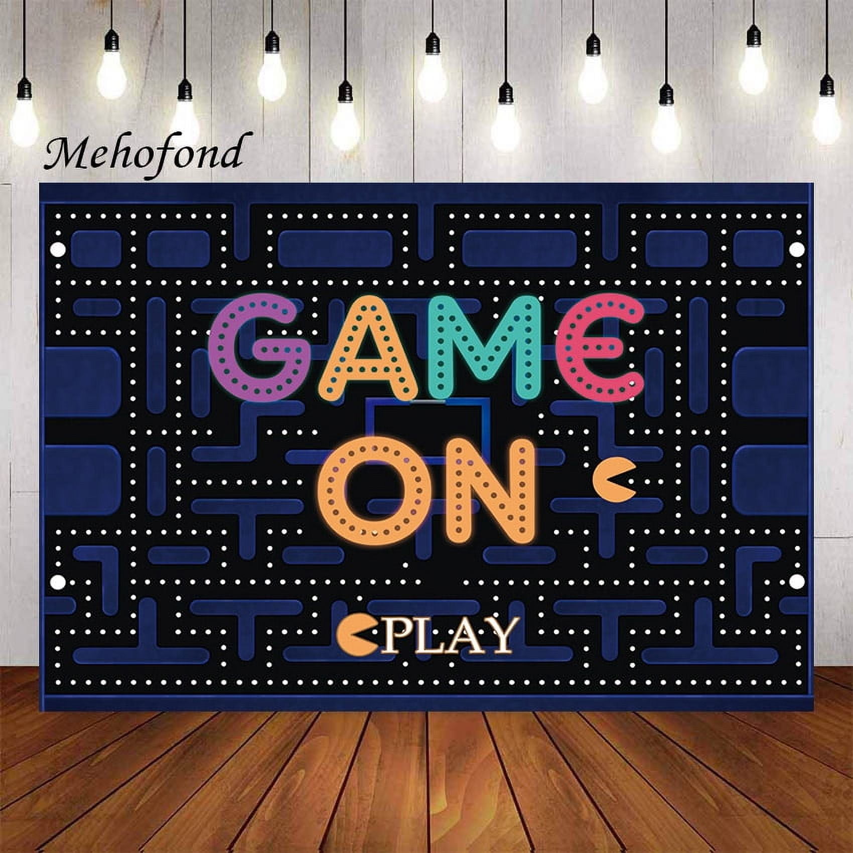 Video Game Party Gaming Level up Game On Kid Boy Birthday Party ...