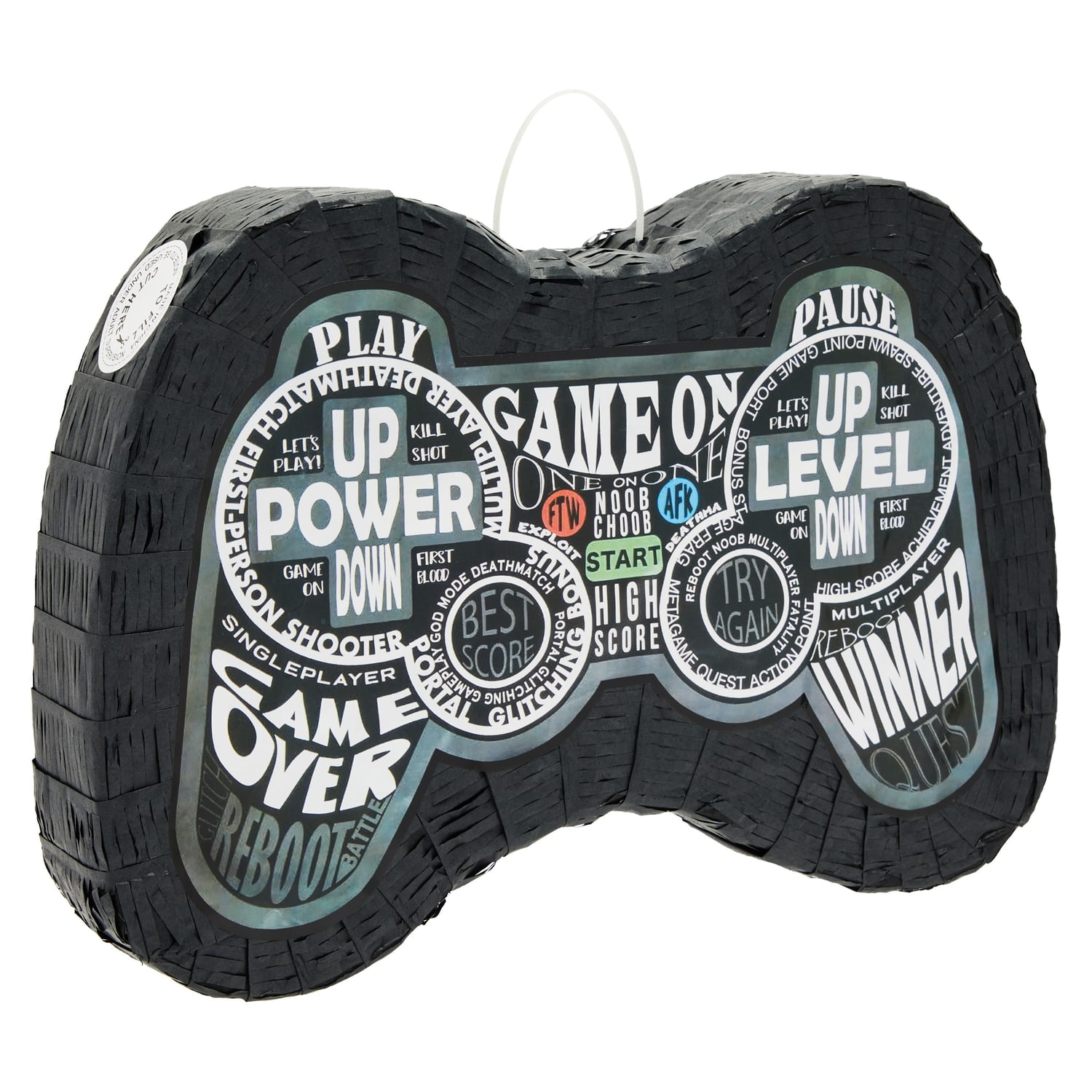 Walmart Video Game Controller Pinata for Boys, Small Gamer Birthday ...