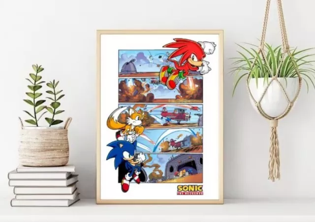 Video Game Poster, Sonic The Hedgehog Poster/Print, Printable Arcade NO ...