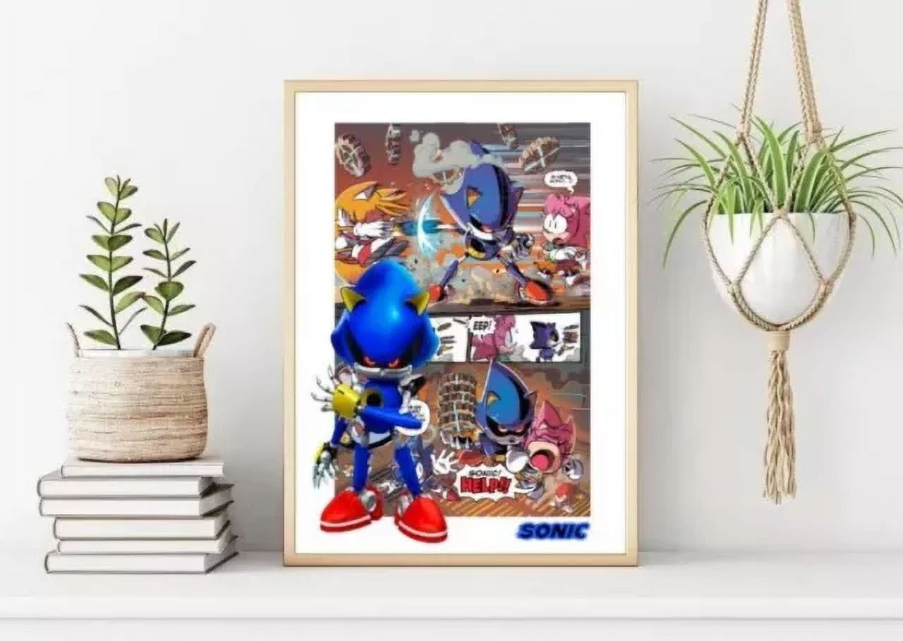 Video Game Poster, Sonic The Hedgehog Poster/Print, Printable Arcade ...