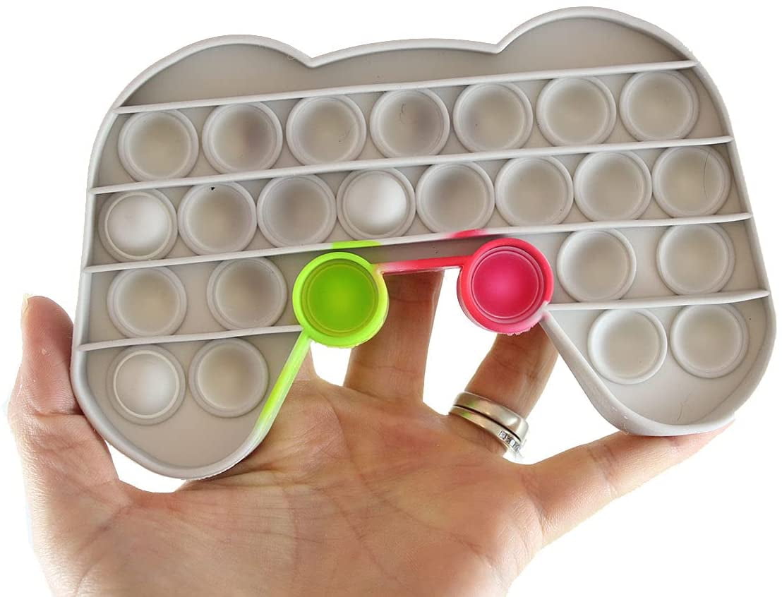 Video Game Remote Controller Bubble Pop Fidget Toy - Silicone Push Poke ...