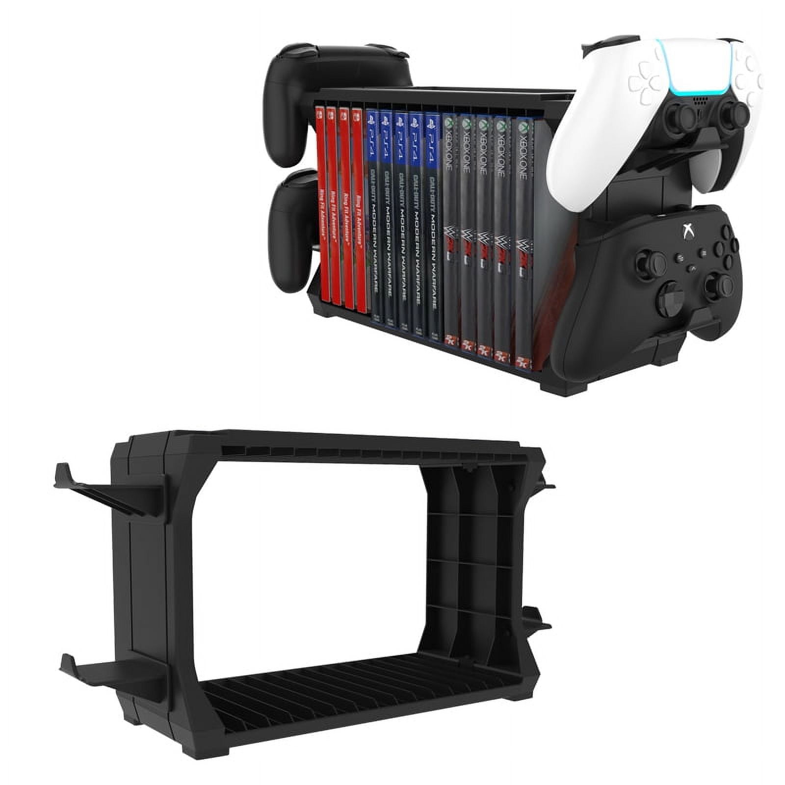 Video Game Storage and Controller Organizer, Storage Tower Compatible ...