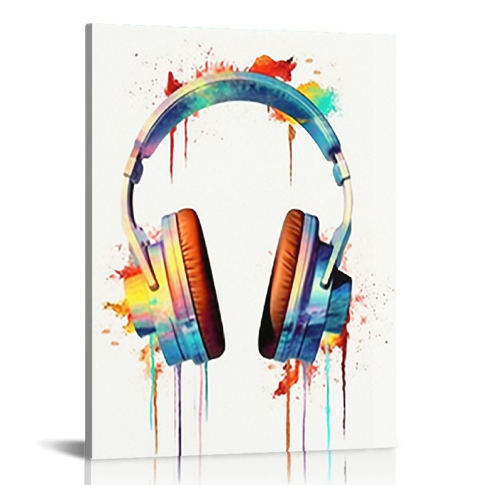 Video Game Wall Art Decor Set of 3 Watercolor Gaming Canvas Painting ...