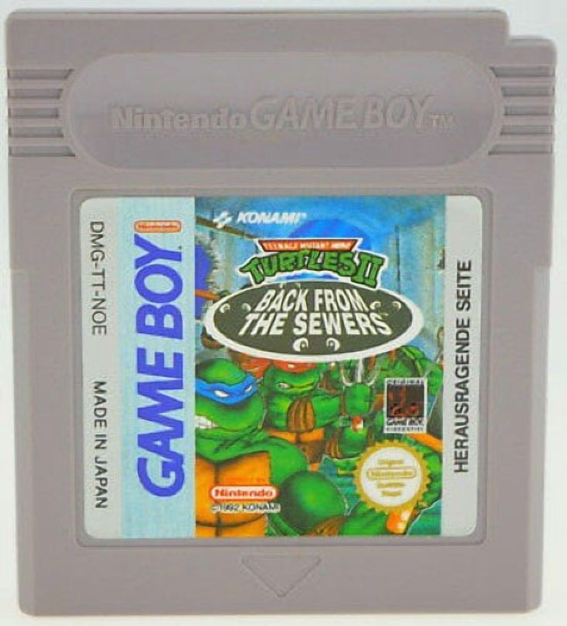 Video Games Cartridge Compatible for GB&GBC Handheld Console Turtles 2 ...