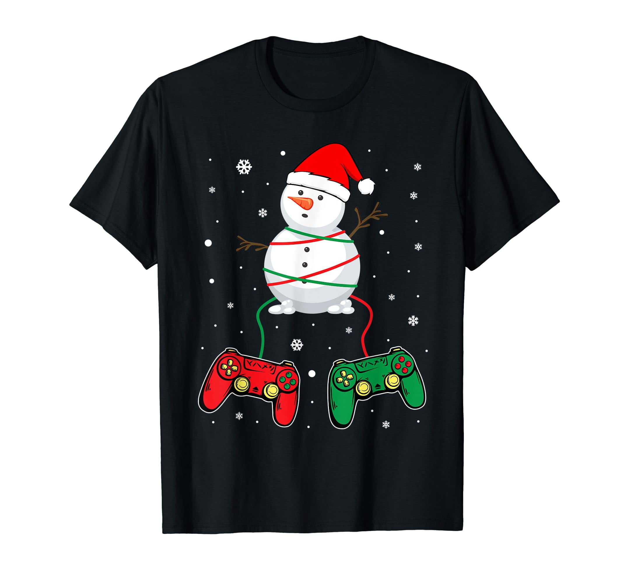 Video Games Christmas Santa Gamer T-Shirt - Walmart.com