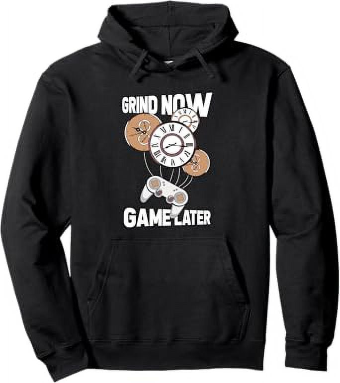 Video Games Gaming Gamer - Time Clock Pullover Hoodie - Walmart.com