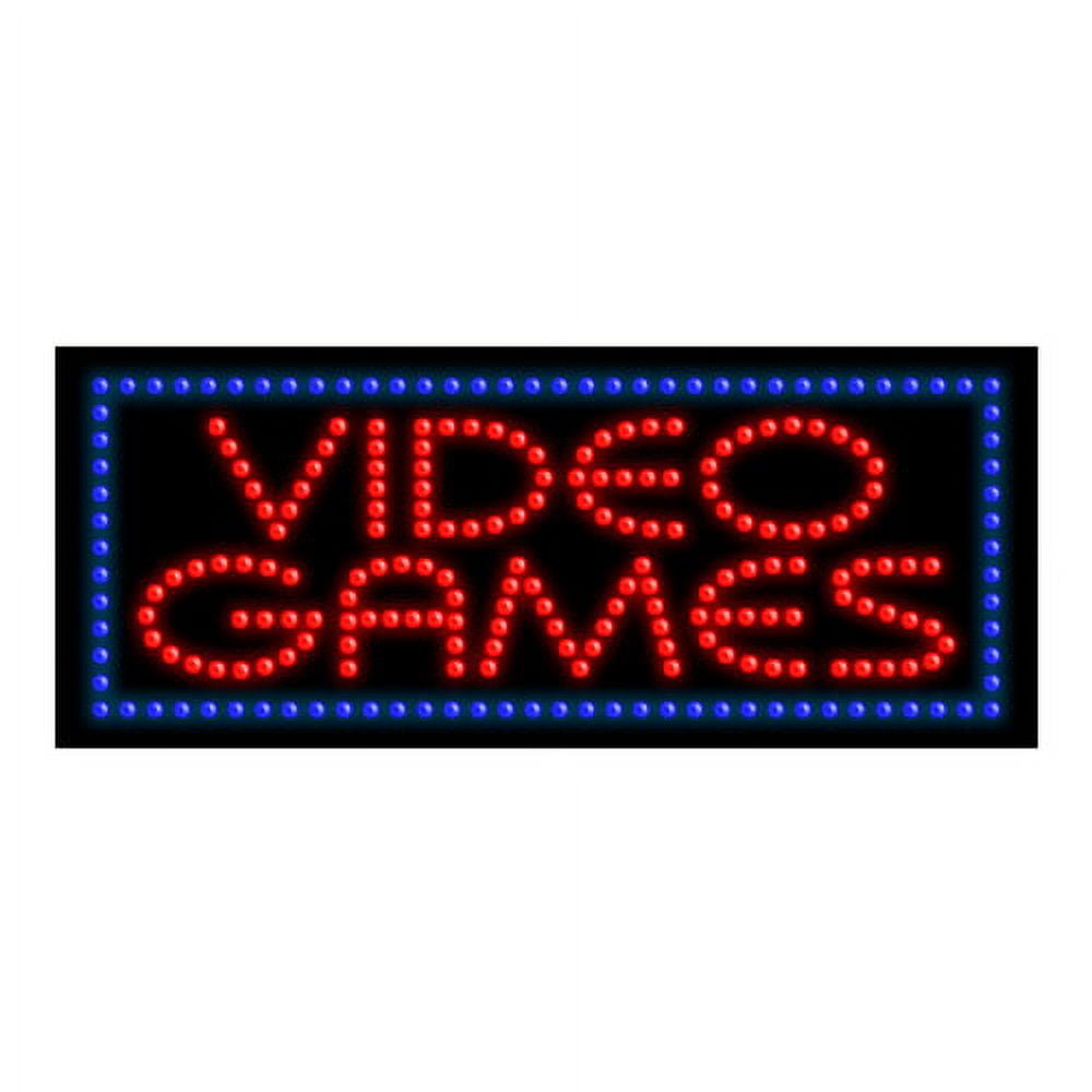Video Games-LED Dots Sign Made in USA - Walmart.com