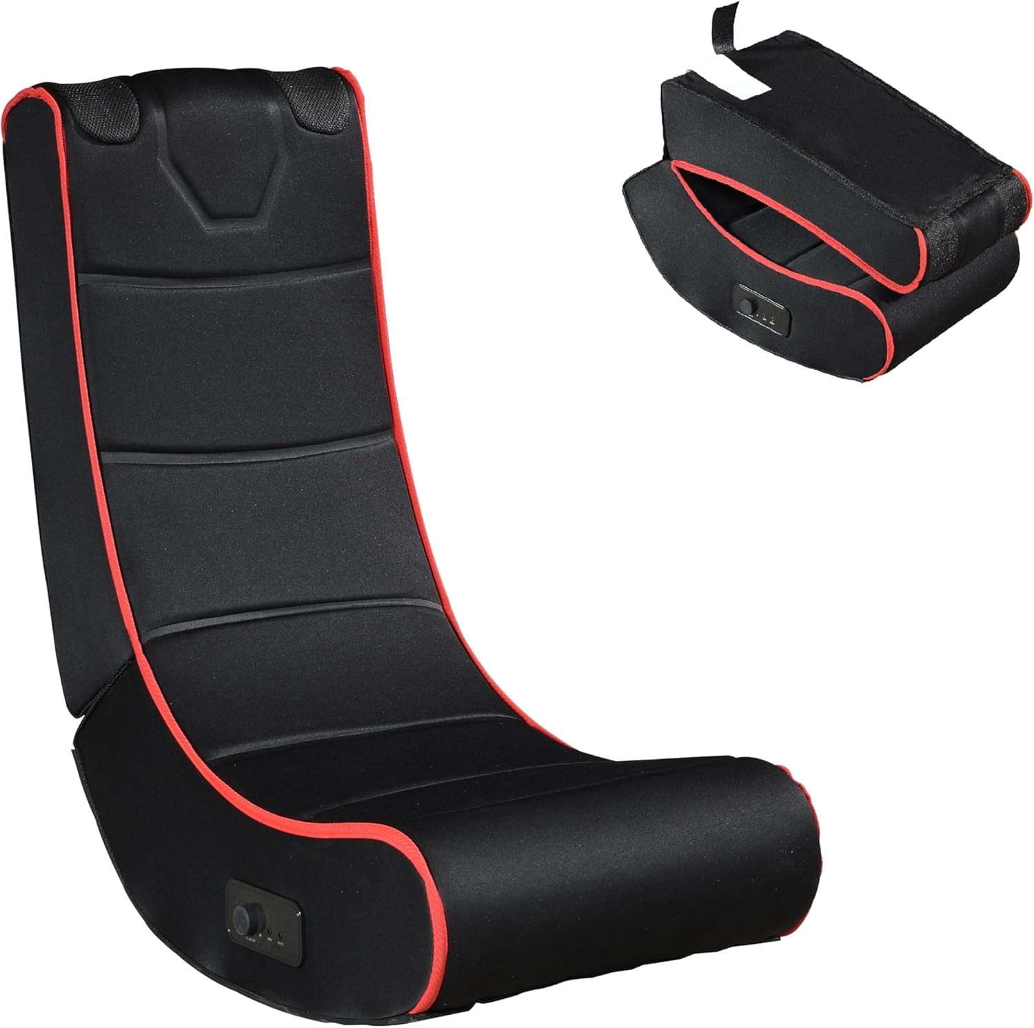 Video Gaming Chair for Adults,Foldable Floor Rocker Chair with Built-in ...