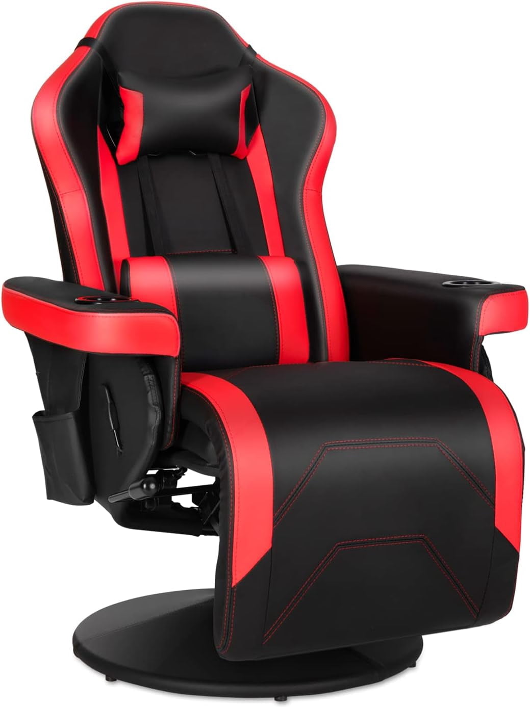 Video Gaming Recliner Chair, Ergonomic High Back Swivel Reclining Chair ...