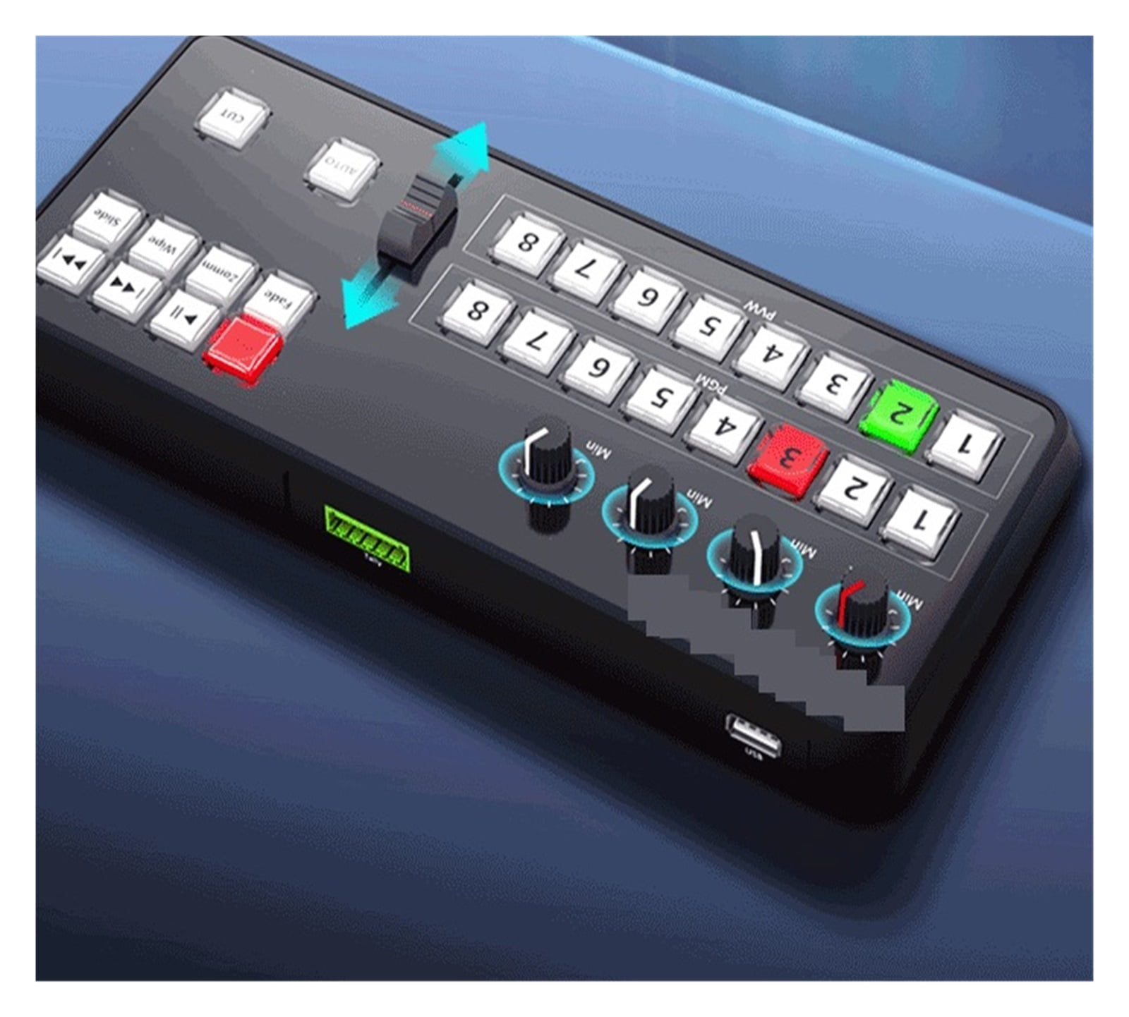 Video Mini Switcher Control Panel Video Recording Switchboard For TV Broadcasts ,Hd Visual ...
