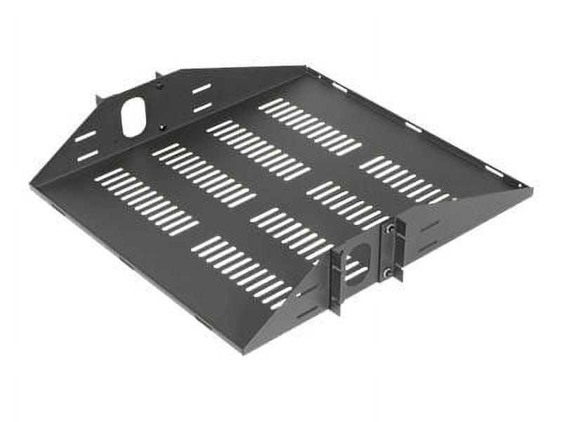 Video Mount Products Rack Shelf,For Racks,Steel,Black ERS2CM - Walmart ...