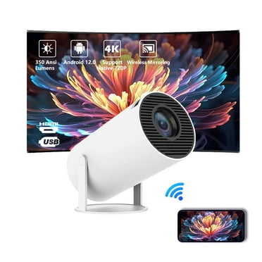 iLive Portable Mini HD Projector Bundle with Bluetooth Screen, Outdoor ...