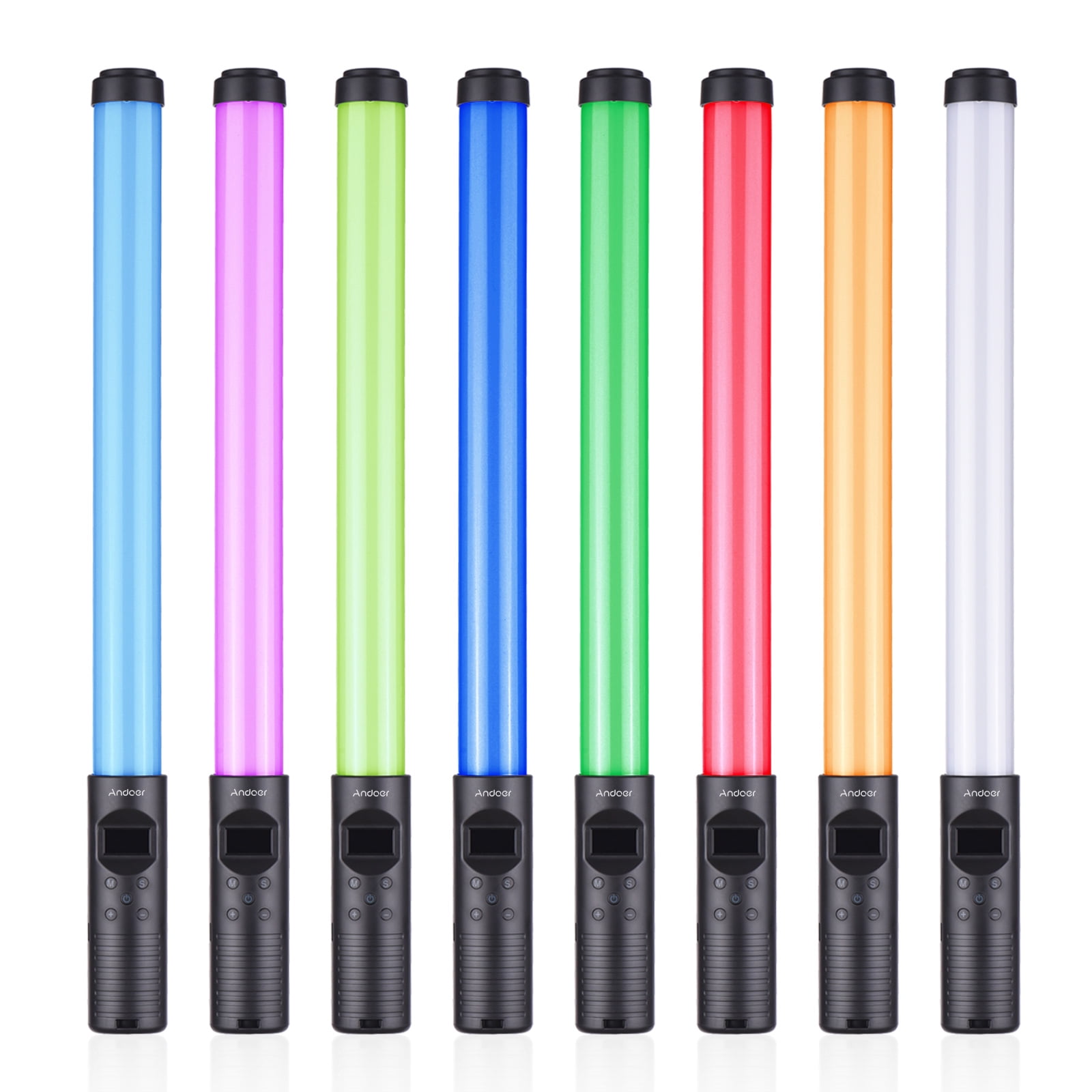 Video RGB Handheld LED Video Light Tube Photography Light Wand 3000K ...