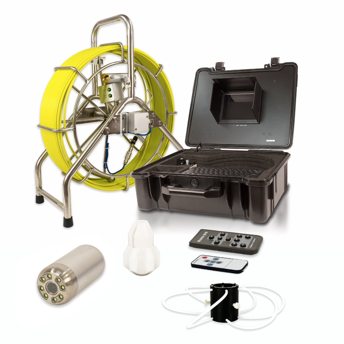 Video Snake 3388T 196ft. Self Leveling Pipe Inspection Camera with ...