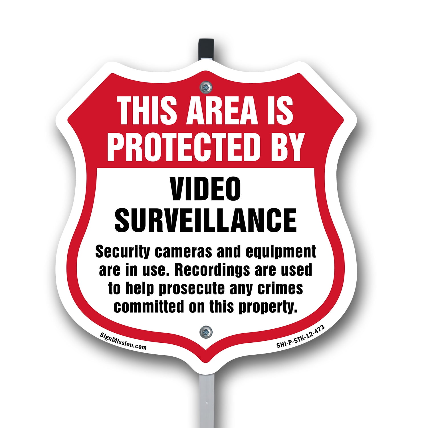 Video Surveillance This Area Is Protected By Video Surveillance ...