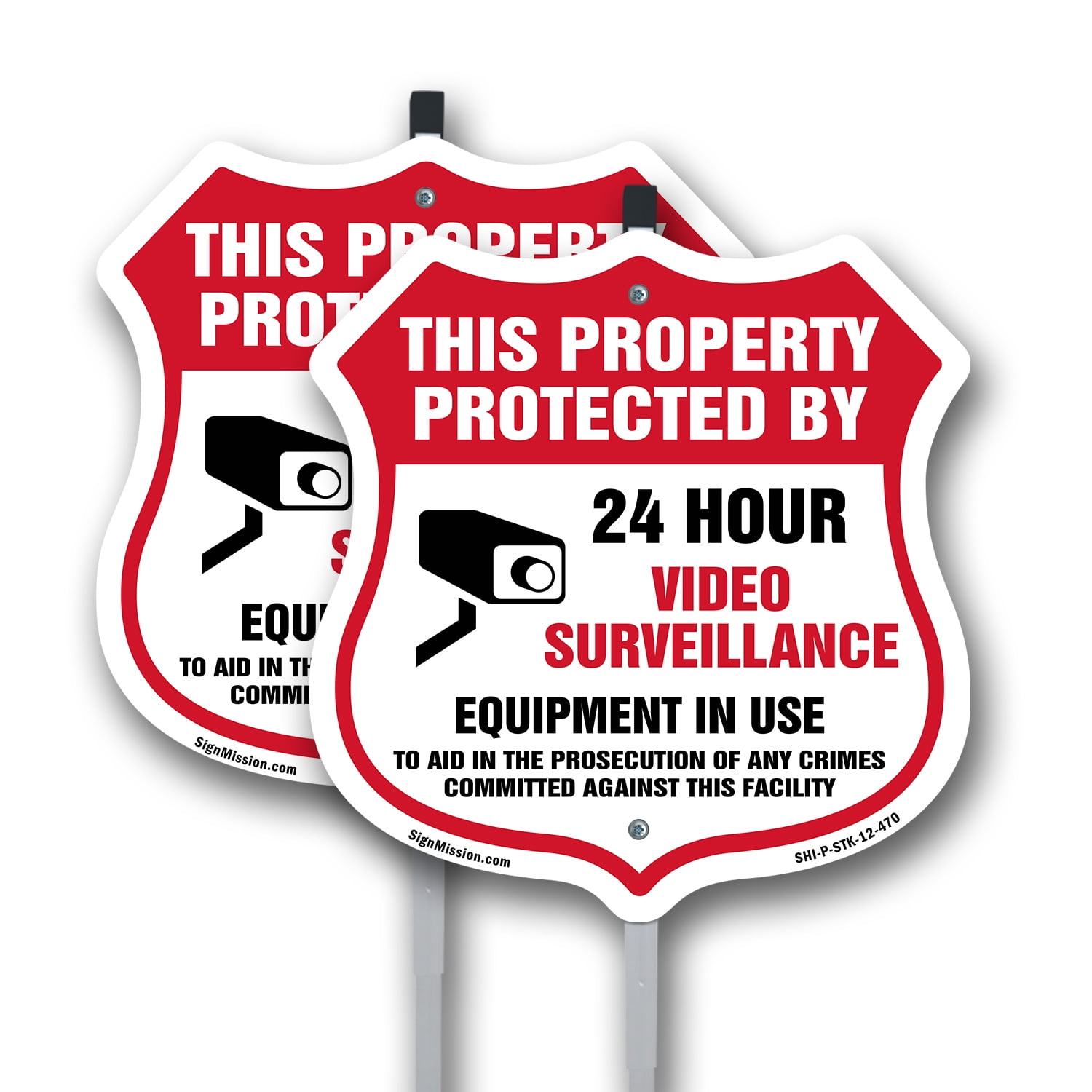 Video Surveillance This Property Protected By 24 Hour Video ...