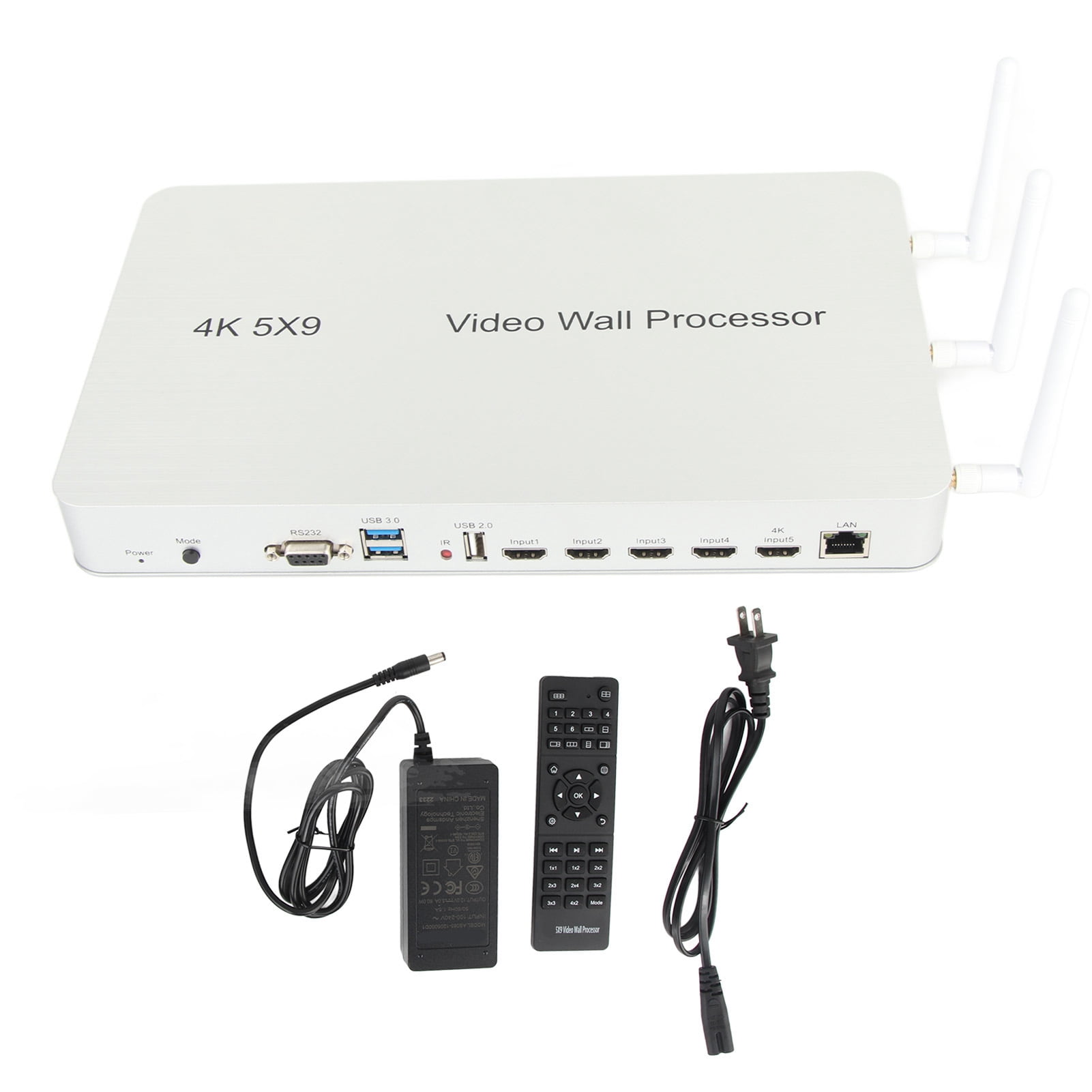 Video Wall Controller 4K 9 Channel Multi Splicing Modes HD Multimedia ...