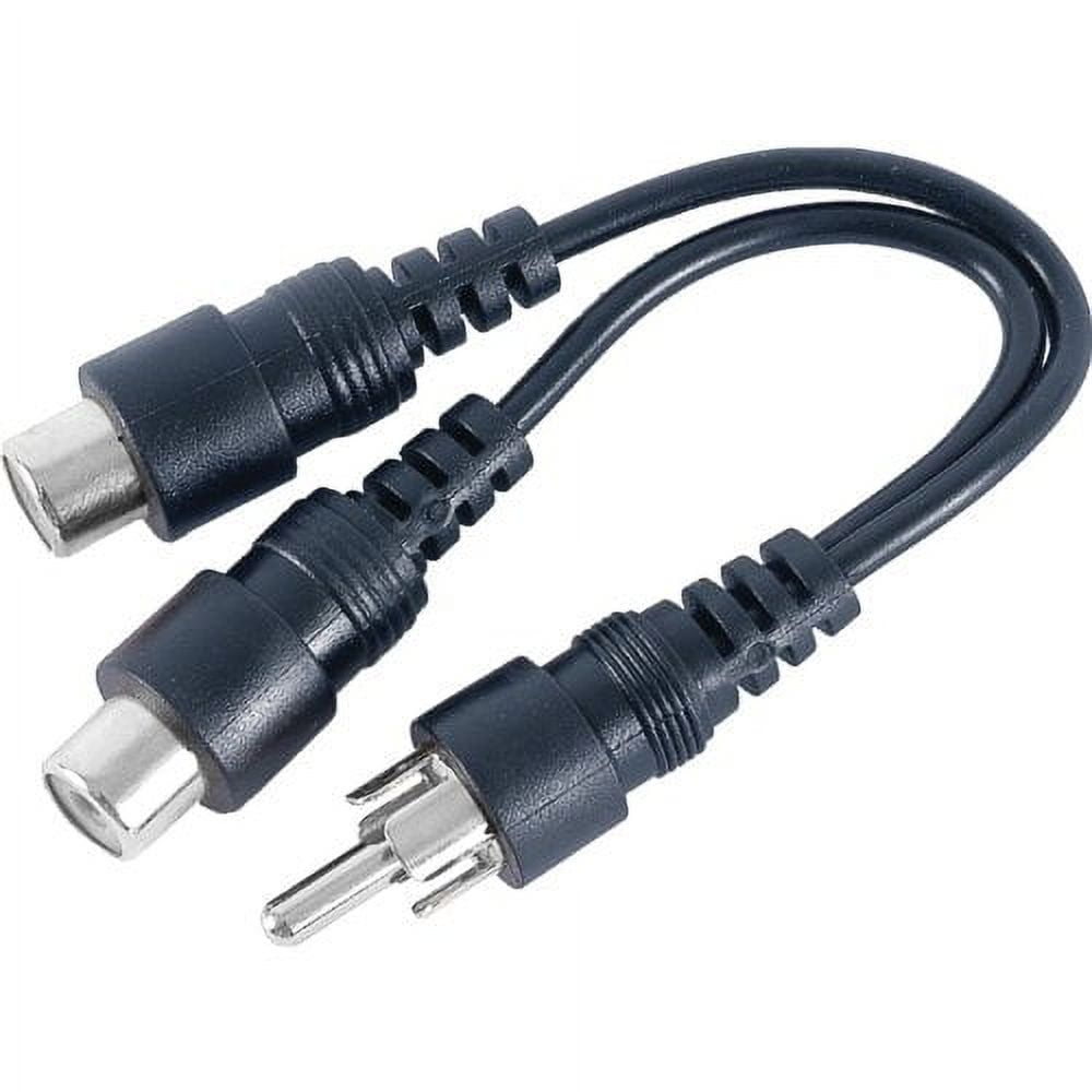 Video Y Adapter, Black - Walmart.com
