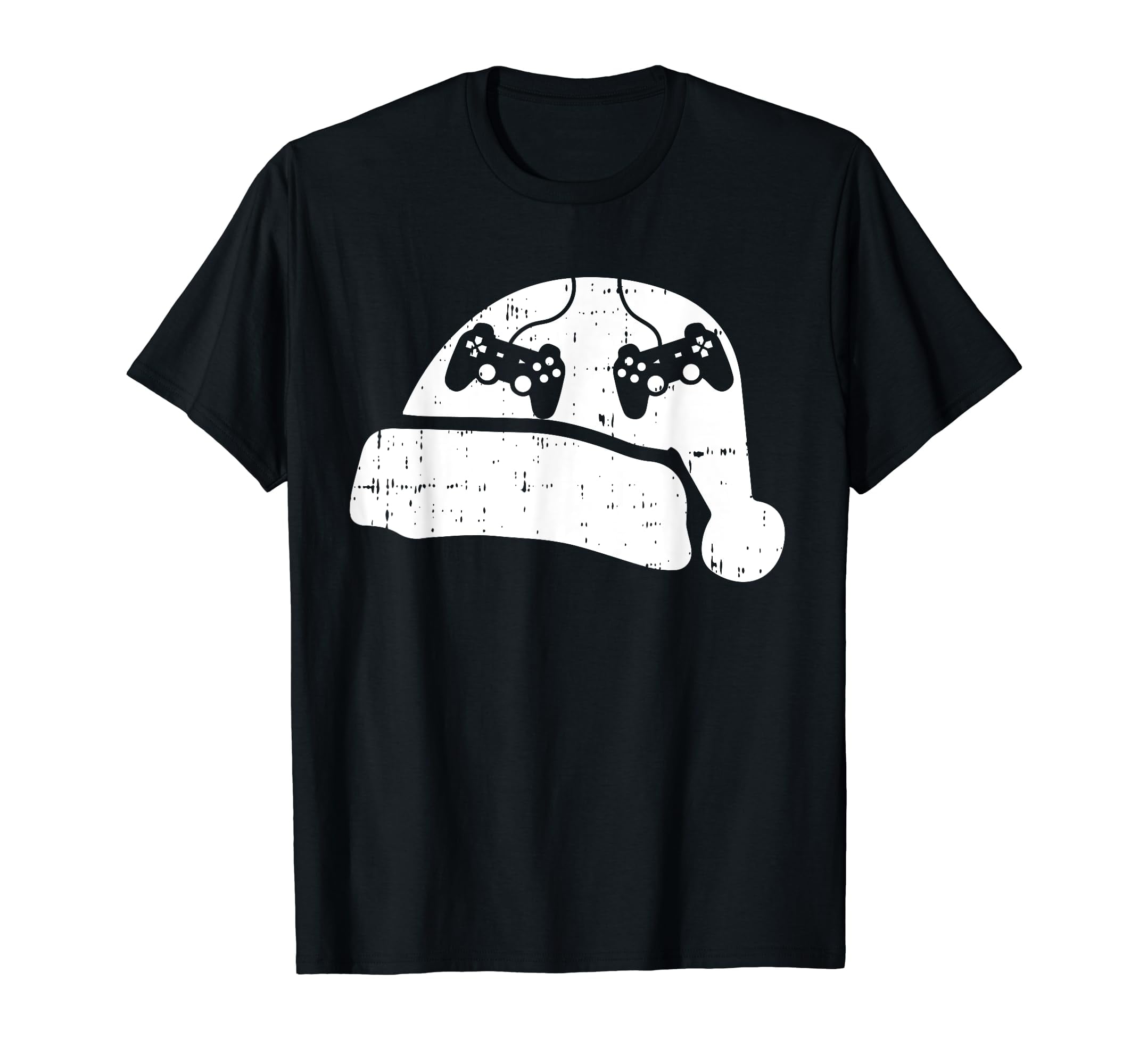 Video-game Controller Santa Hat Christmas Gaming X-Mas Gamer T-Shirt ...