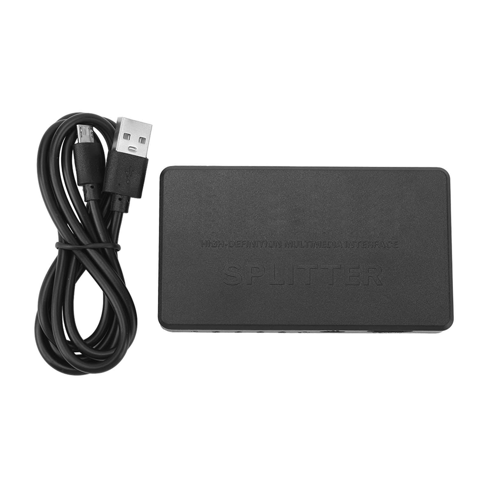 Video splitter 1 in 4 out 4K 1080P supports plug and play anti ...