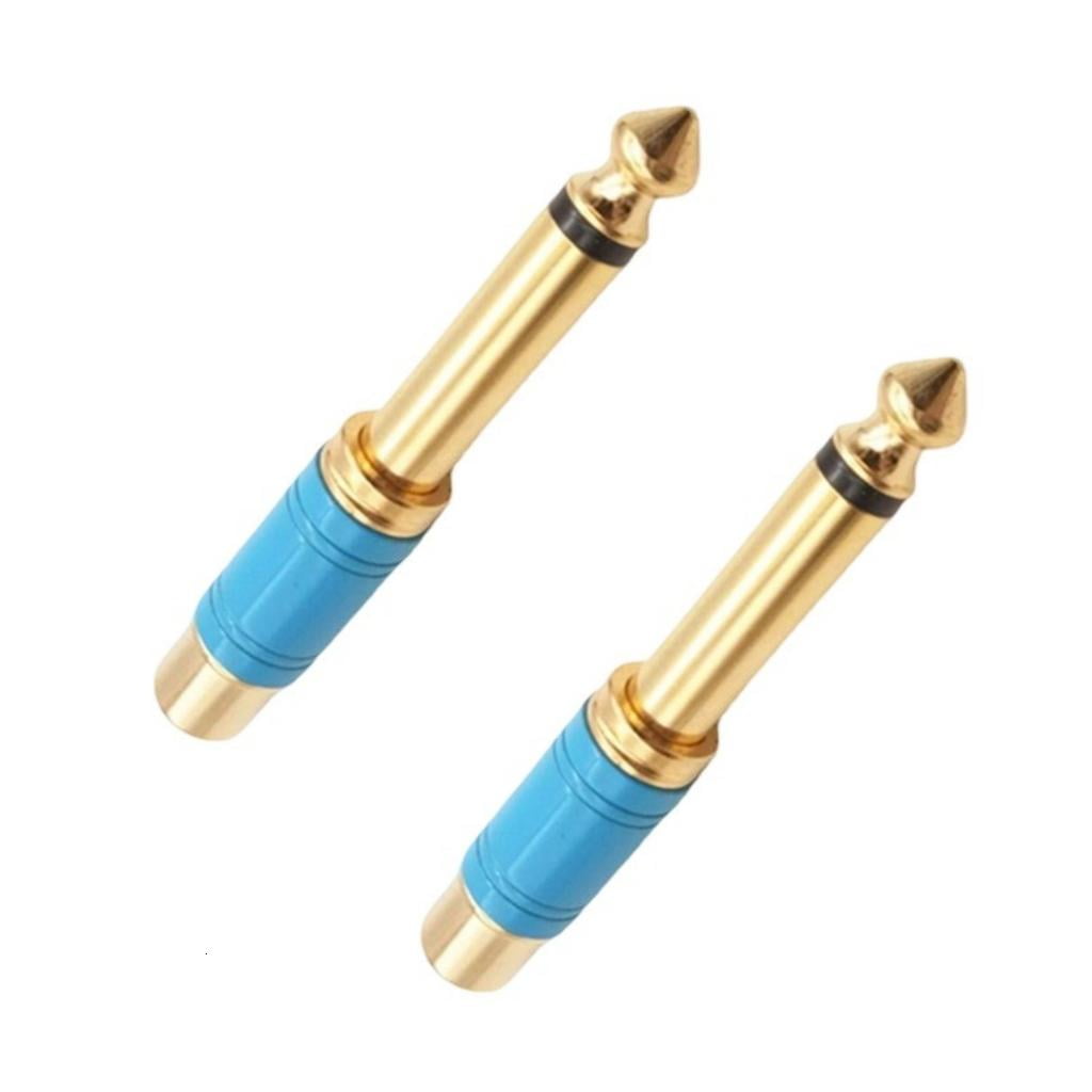 Video to 6.35mm Sound Male to Female Adapter Connector Adapter ...