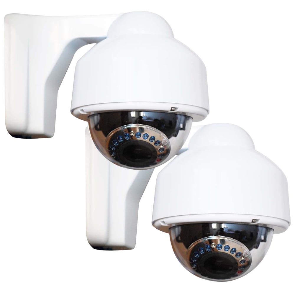VideoSecu 2 Packs Security Cameras Outdoor Weatherproof IR Day Night ...