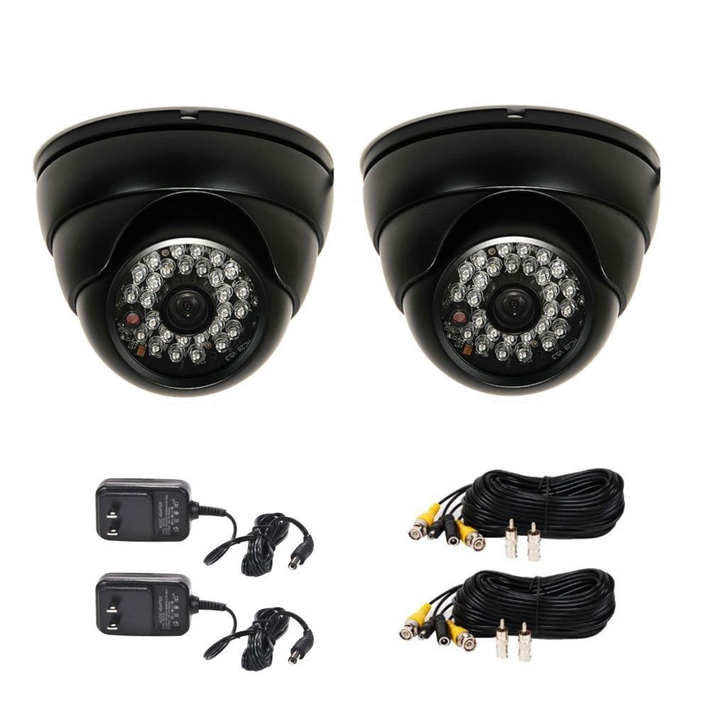 VideoSecu 2x Built-in 1/3" SONY Effio CCD IR Day Night Outdoor Security ...