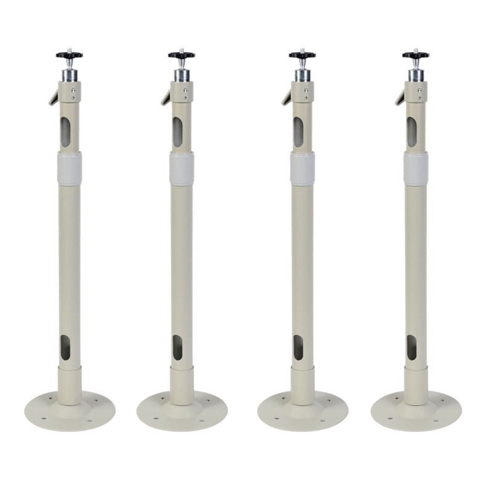 VideoSecu 4 Pack Security Camera Wall Ceiling Mount Bracket Long Drop ...