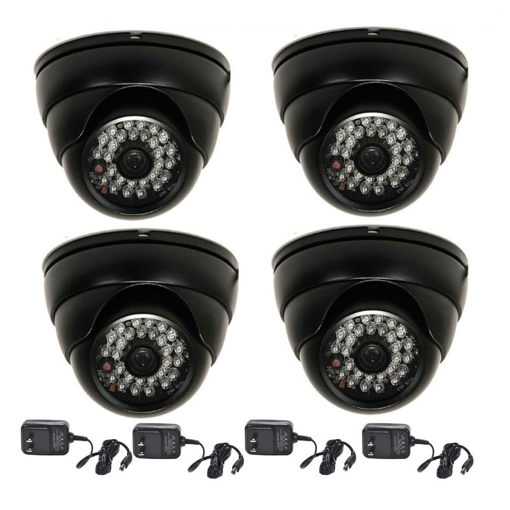 VideoSecu 4x Vandal Proof IR Day Night Built-in 1/3'' Sony CCD Security ...