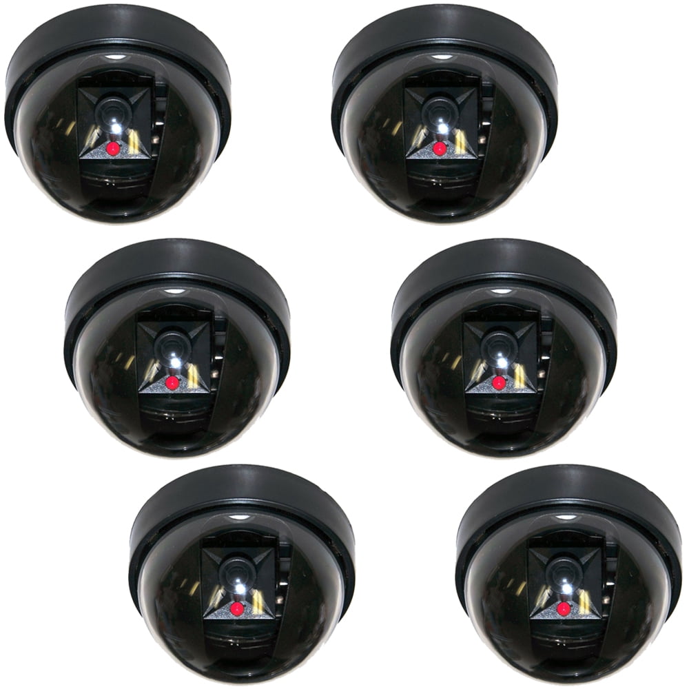 VideoSecu 6 Pack Imitation Dummy Fake Dome Security Cameras with ...