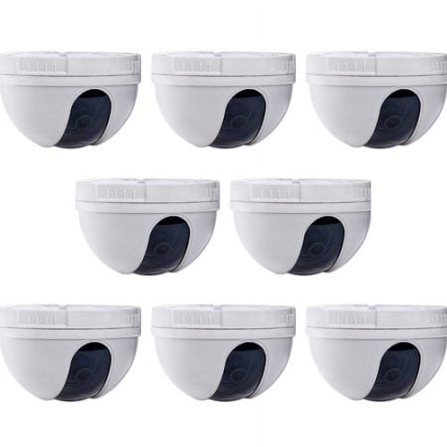 VideoSecu 8 Pack Dome Indoor CCD Security Camera 420TVL 3.6mm Wide ...