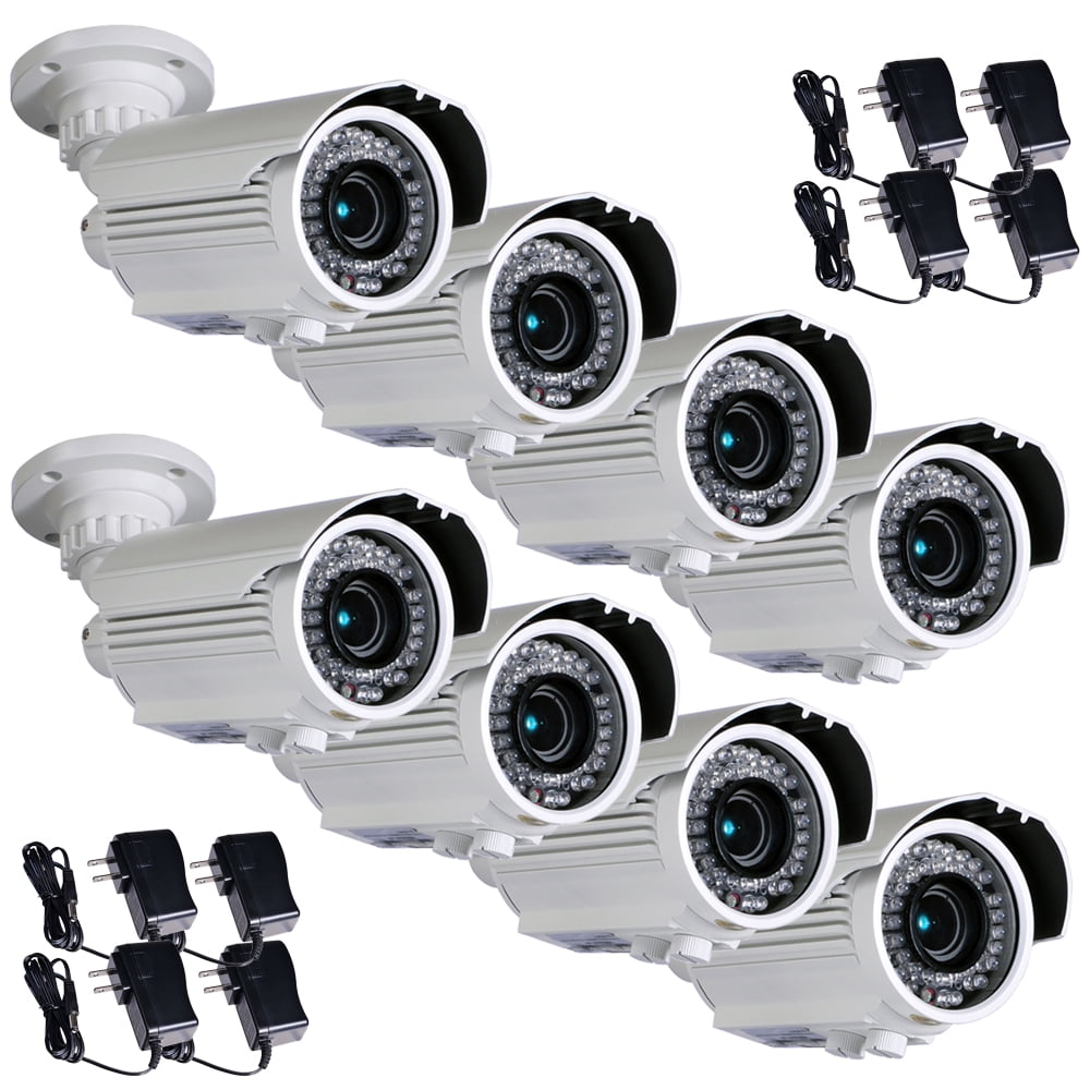 VideoSecu 8x Built-in 1/3 inch Sony CCD Effio Security Camera IR Day ...