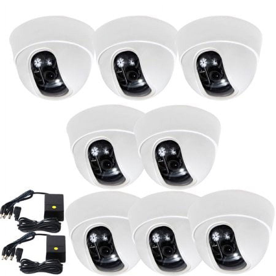 VideoSecu 8x Dome Security Camera Built-in 1/3" Sony Effio CCD 600TVL ...