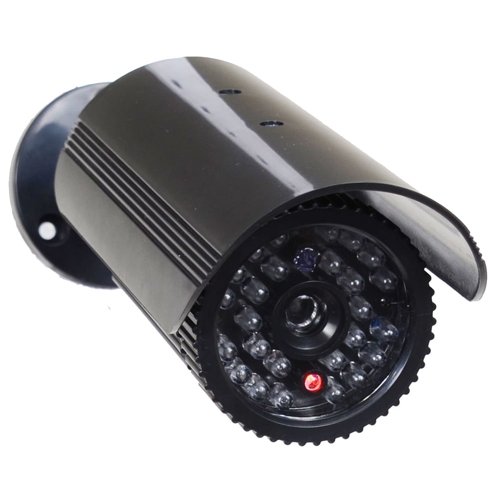 VideoSecu Bullet Dummy Surveillance Security Camera Fake IR LED Light ...