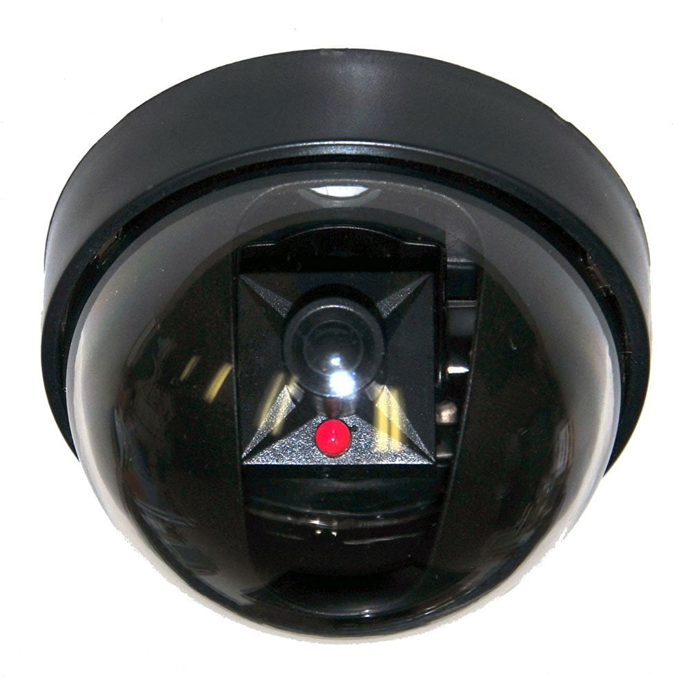VideoSecu Dummy Fake Dome Security Camera w/ Simulated Flashing ...