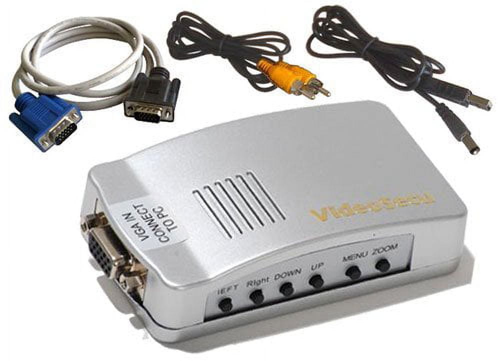 VideoSecu PC VGA to AV TV RCA Video Converter Switch Box Adapter MAC ...