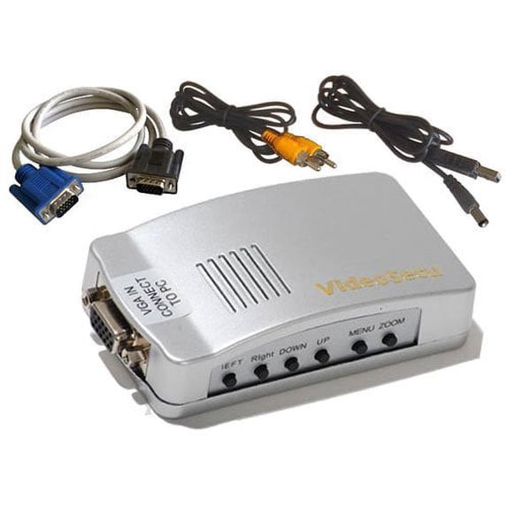 VideoSecu PC VGA to AV TV RCA Video Converter Switch Box Adapter MAC ...