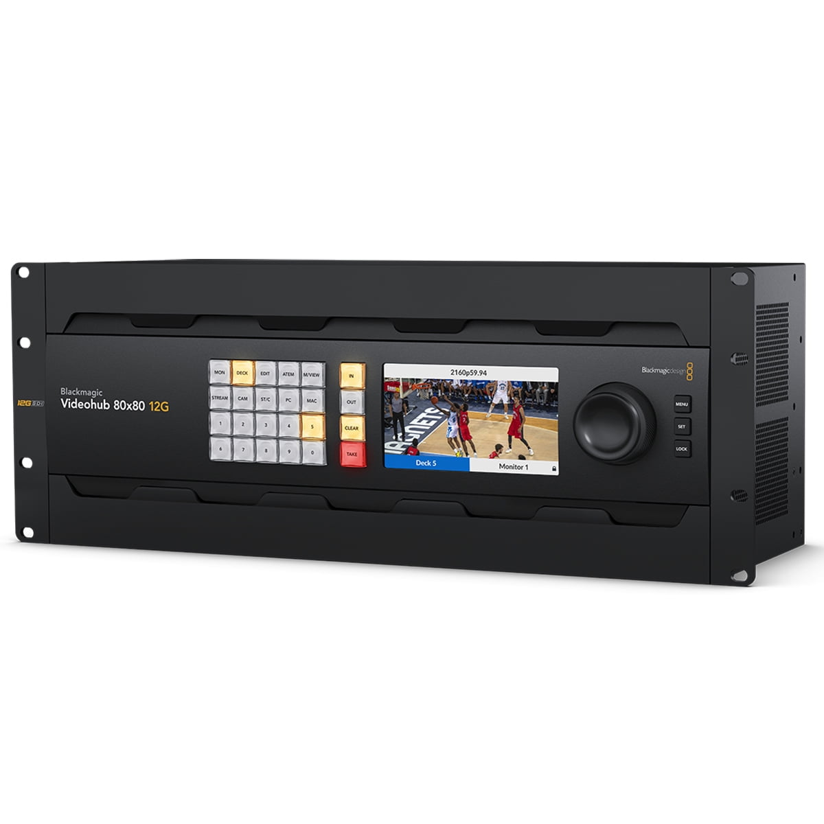 Blackmagic Design Videohub 12G Router, 80 Inputs and 80 Outputs ...