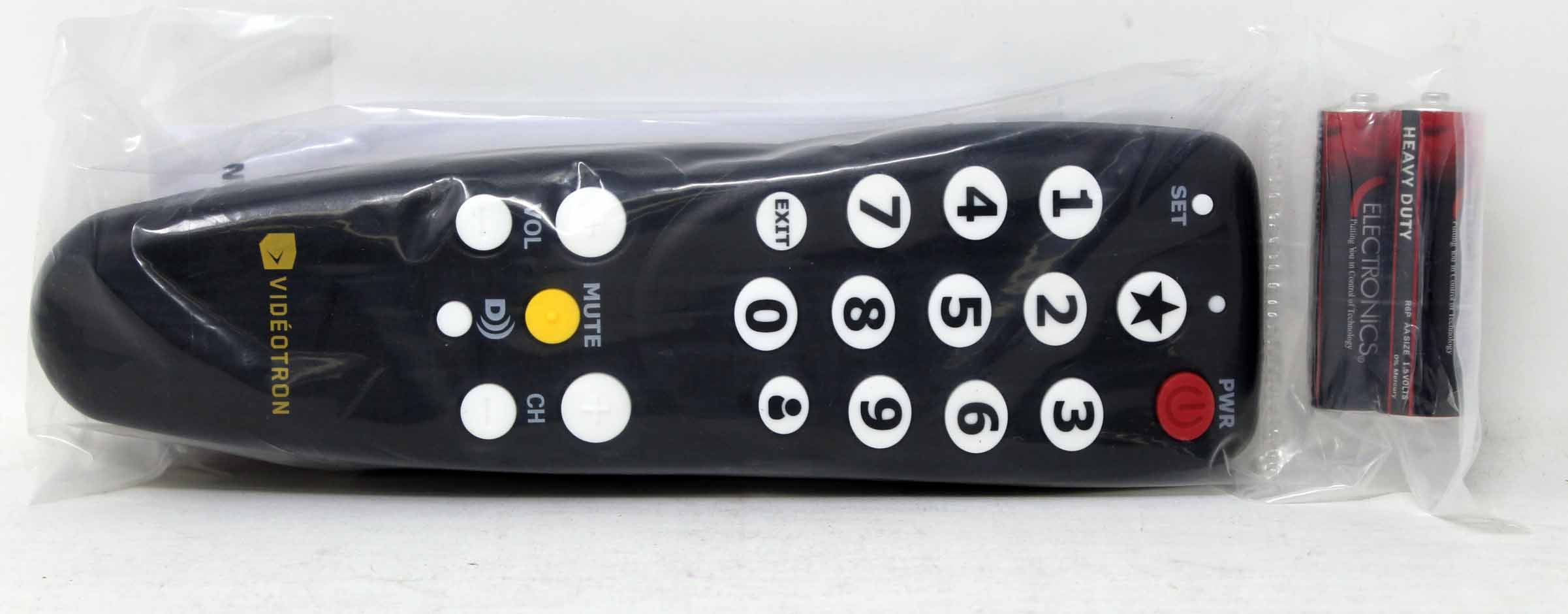 Videotron Simplified Universal Remote Control 1 Count - Walmart.com
