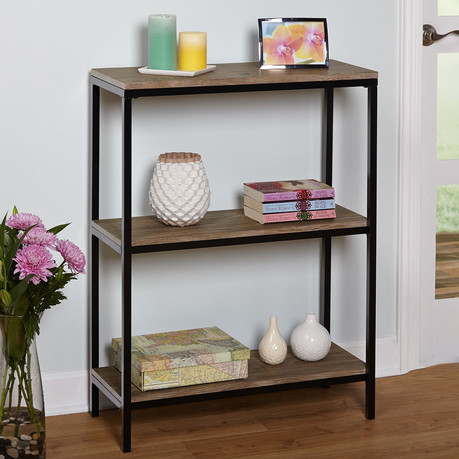 Vie 3-Tier Bookcase - Walmart.com